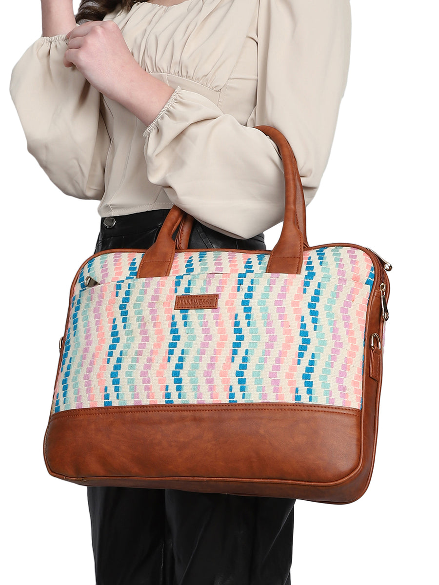 Shades Of Summer Printed Laptop Bag – Miniwesst